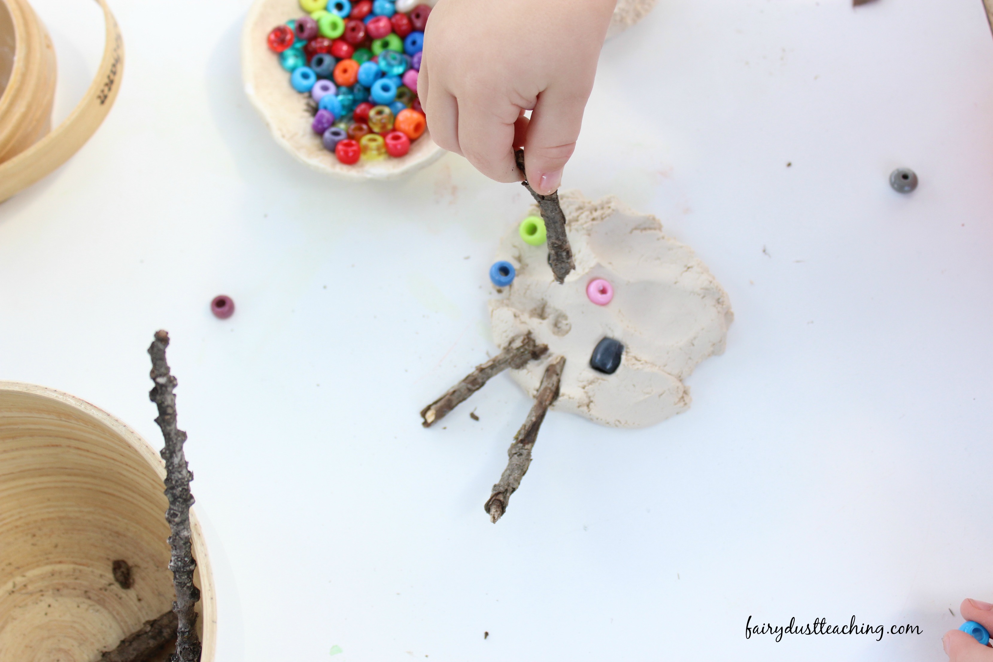 Toddler Tales: Outdoor Clay Play - Fairy Dust Teaching