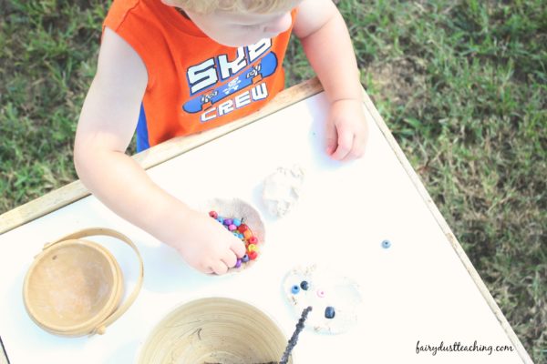 Toddler Tales: Outdoor Clay Play - Fairy Dust Teaching