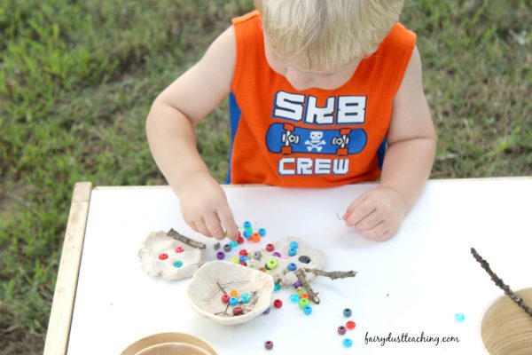 Toddler Tales: Outdoor Clay Play - Fairy Dust Teaching